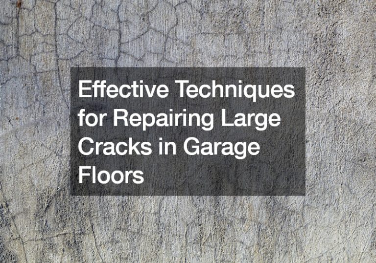 Effective Techniques for Repairing Large Cracks in Garage Floors - USA Projects
